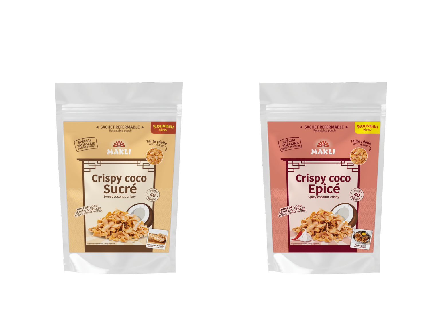 Recettes sucrées ou salées ? Choisissez Crispy Coco